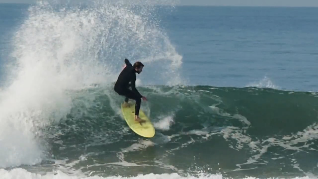 Matt Macauley rides the new Xanadu twin fin - The Sea Thunder | NobodySurf