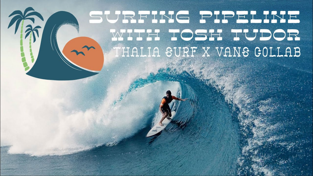 Tosh Tudor Surfing Pipeline for Vans x Thalia Surf Collab | NobodySurf