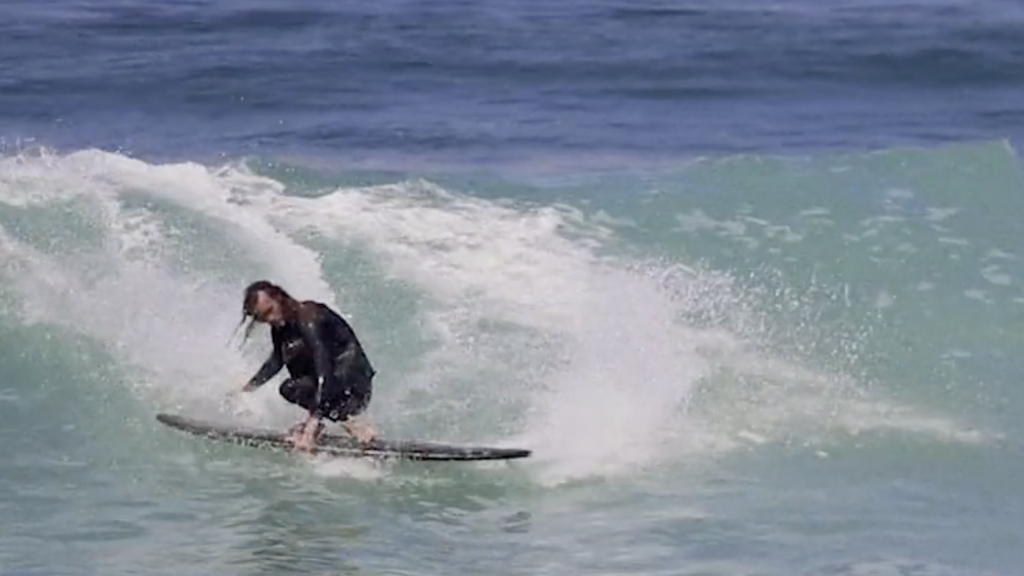 Justin Adams Finless on Thalia Surf Crafts Soft Boards | NobodySurf