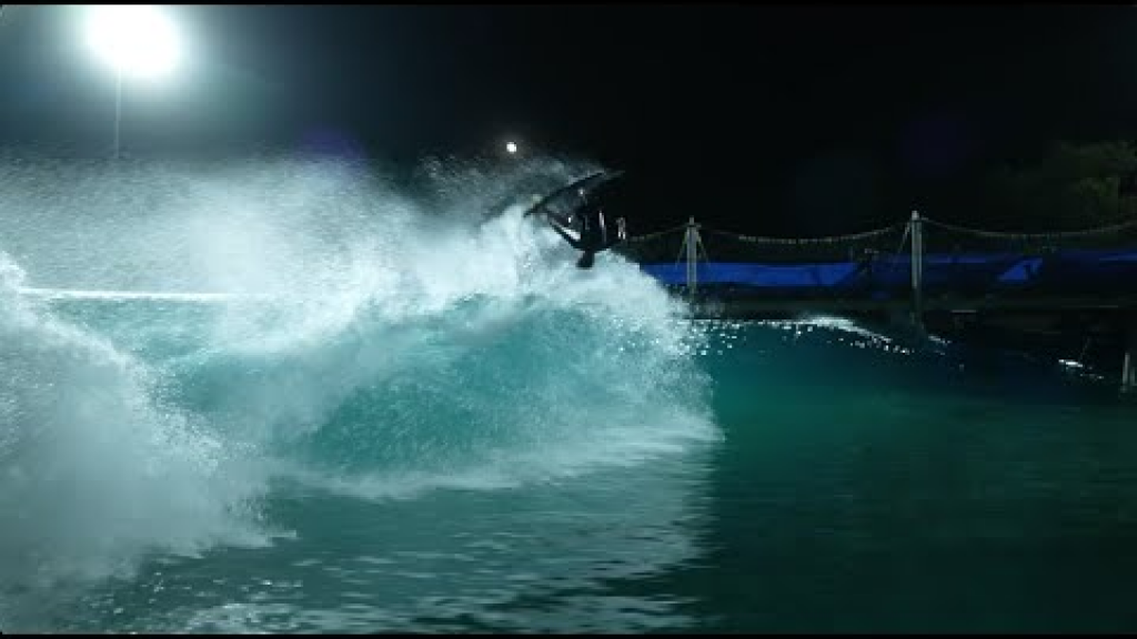 Front Flips while Surfing at NIGHT | NobodySurf