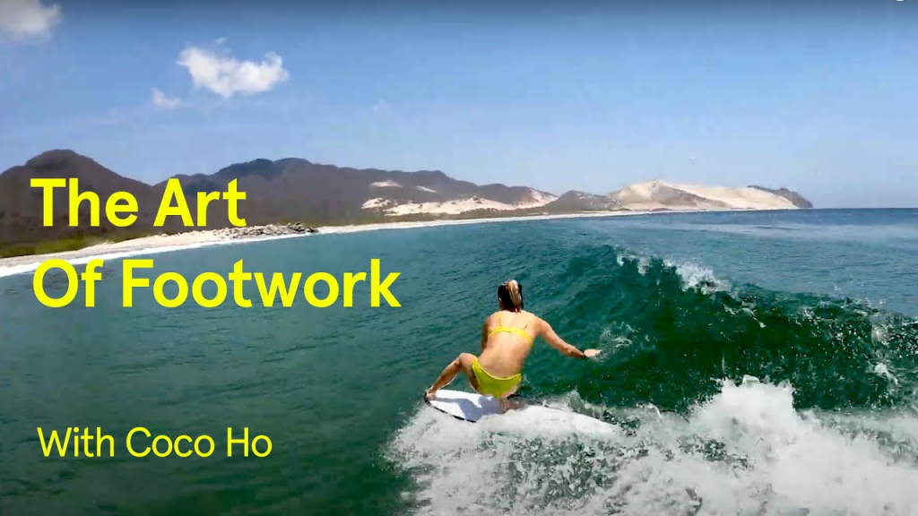 Coco Ho Shuffles Across A Crystal Clear Point Break | NobodySurf