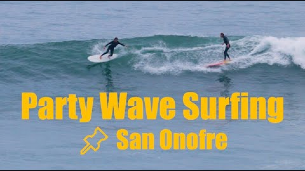 Party Wave Surfing at San Onofre | NobodySurf