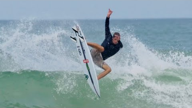 Eric Geiselman surfs the Slater Designs Sci-FI 2.0 in Florida. | NobodySurf