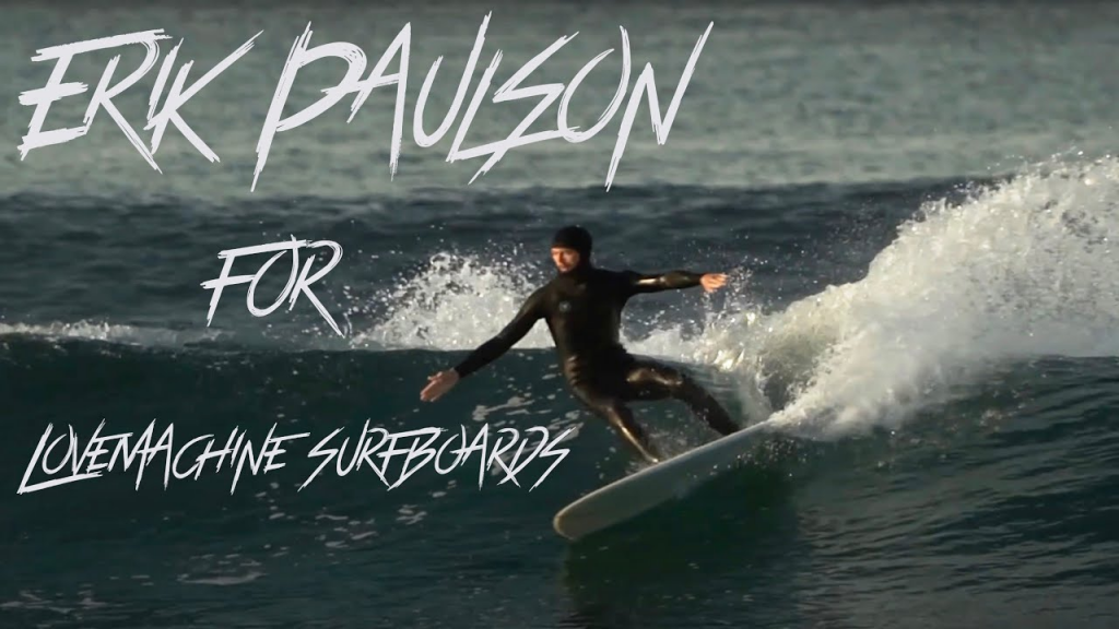 Erik Paulson riding a 6'4" Cheet from Lovemachine Surfboards in San Diego, CA | NobodySurf