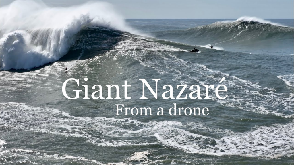 A Giant historic day at Nazaré from a drone - Biggest day of last ... A Giant historic day at Nazaré from a drone - Biggest day of last ...