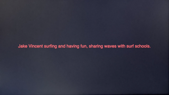 Jake Vincent surfing and having fun, sharing waves with surf schools ...