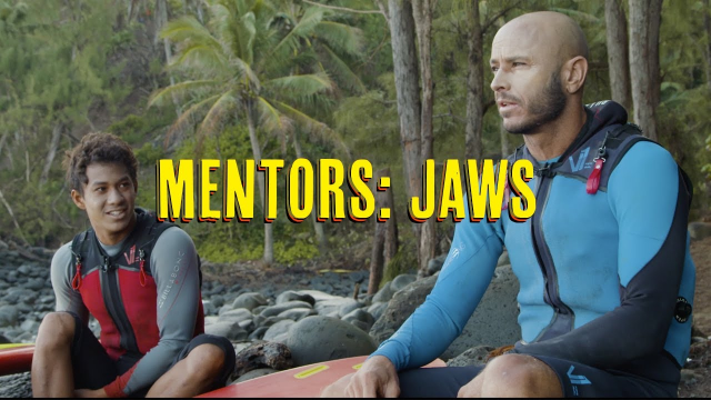 MENTORS : SHANE DORIAN & SETH MONIZ - SURFING BIG WAVES AT JAWS FOR THE ...